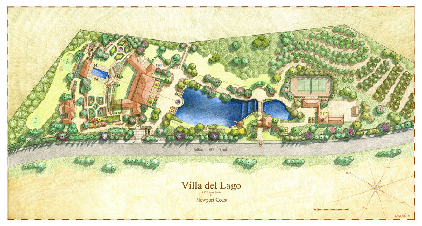 Villa del Lago Estate | SoftMirage | SoftMirage.com